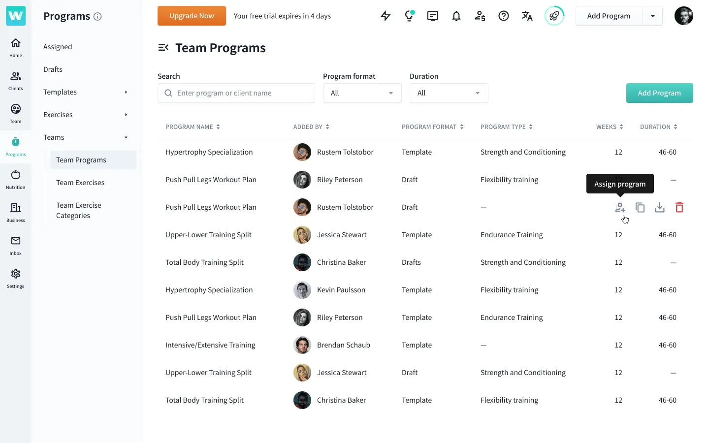 Influencer Personal Trainers